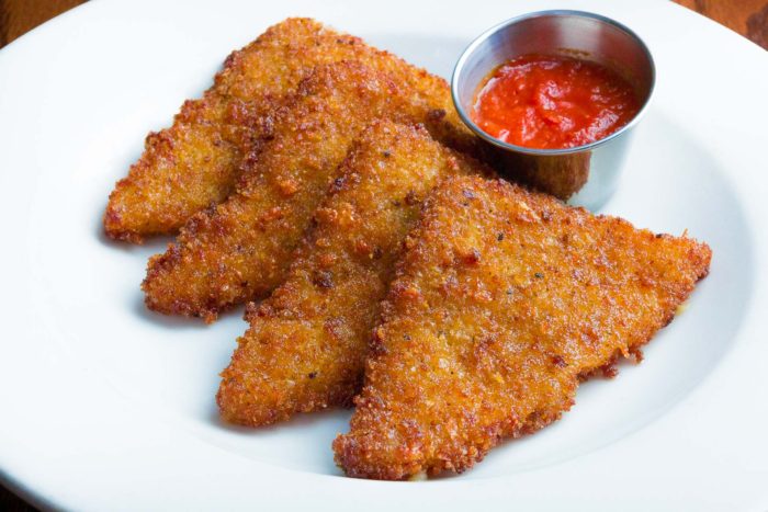 Mozzarella Fritti - Triangles of whole milk Mozzarella breaded with ...